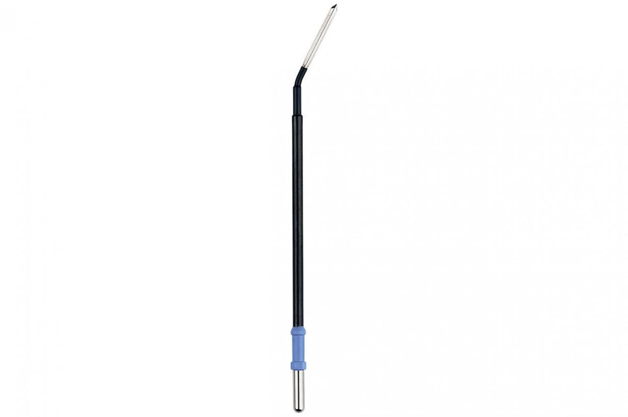 Електрод-ніж, вигнутий, ромбоподібний, 142 мм, ізольований стрижень 4 ...