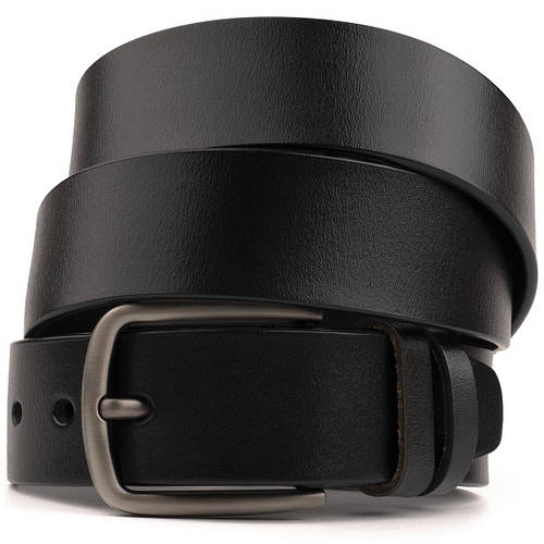 Ремень мужской с классической пряжкой механика Vintage 20316 Черный (ID ...