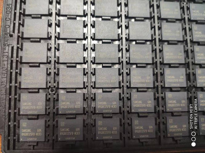 Чип памяти GDDR5 8GB Samsung K4G80325FB Hynix H5GQ8H24MJR Micron D9 Б/У ...