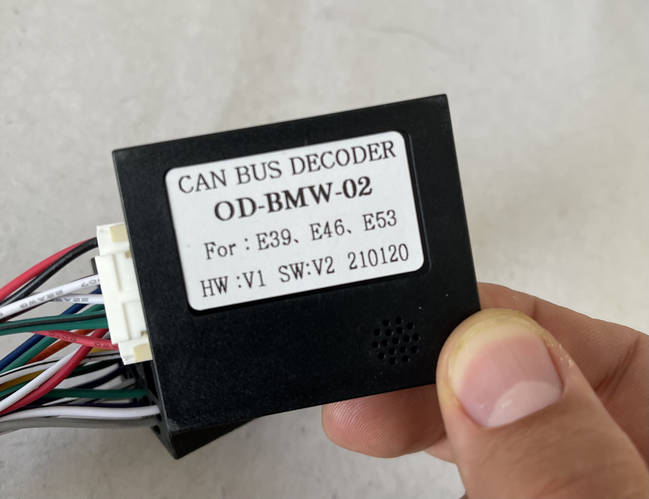 Can Bus адаптер BMW 5 E39, 3 E46, X5 E53 CAN Bus OD-BMW-02 SW:V2 210120 ...