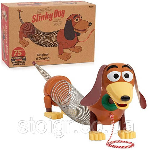 Slinky Toy Story Собачка Спиралька История игрушек ретро коробка Slinky ...