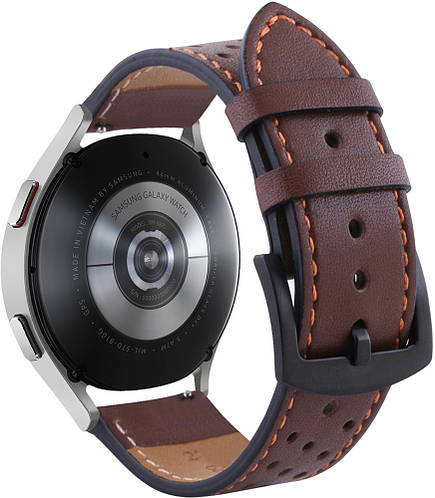 Кожаный ремешок Classic для Galaxy Watch 4 40mm (Самсунг Галакси Вотч 4 ...