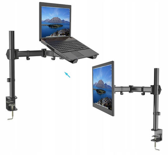 Кронштейн настільний для ноутбука Ergosolid VX-08 10 "- 30" VESA з ...