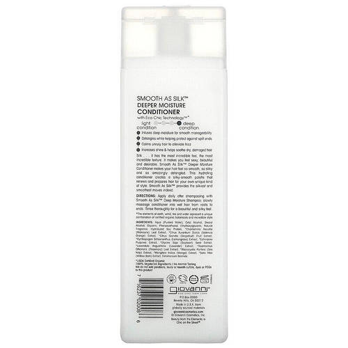 Giovanni, Smooth As Silk, кондиционер для интенсивного увлажнения, для ...