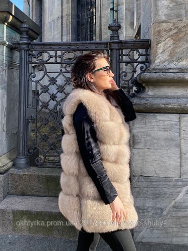 Женская меховая жилетка с искусственного меха ( эко мех ...