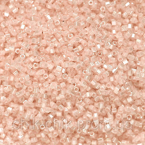 Купити Японський бісер Toho Hexagon 15/0 "Baby pink" 5г, ціна 62 ₴ - Prom.ua (ID# 1467809602)