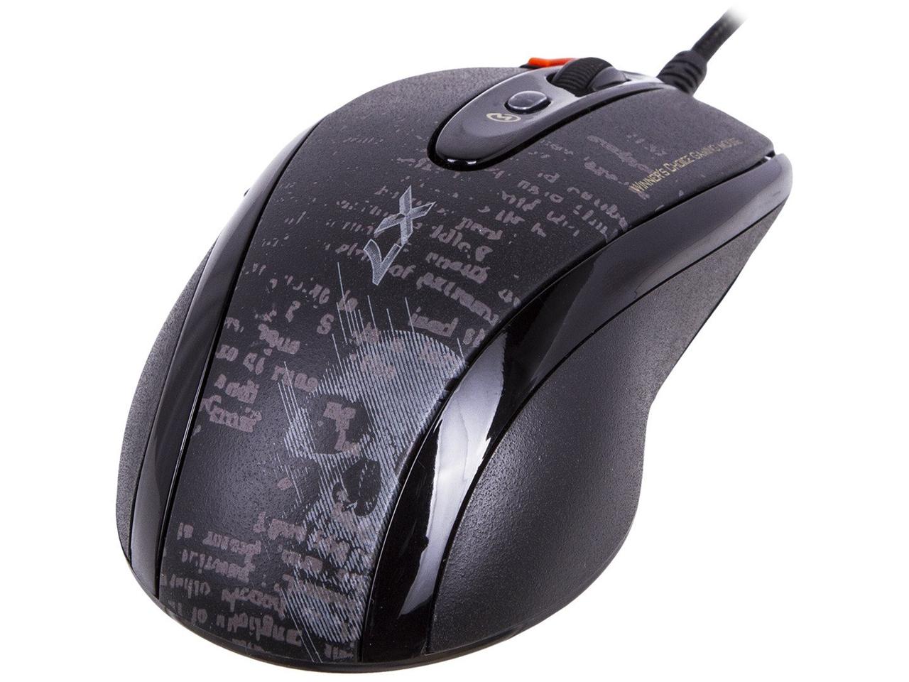 Ігрова миша A4Tech X7 F5 USB чорна, дротова, геймерська мишка а4 х7 ...