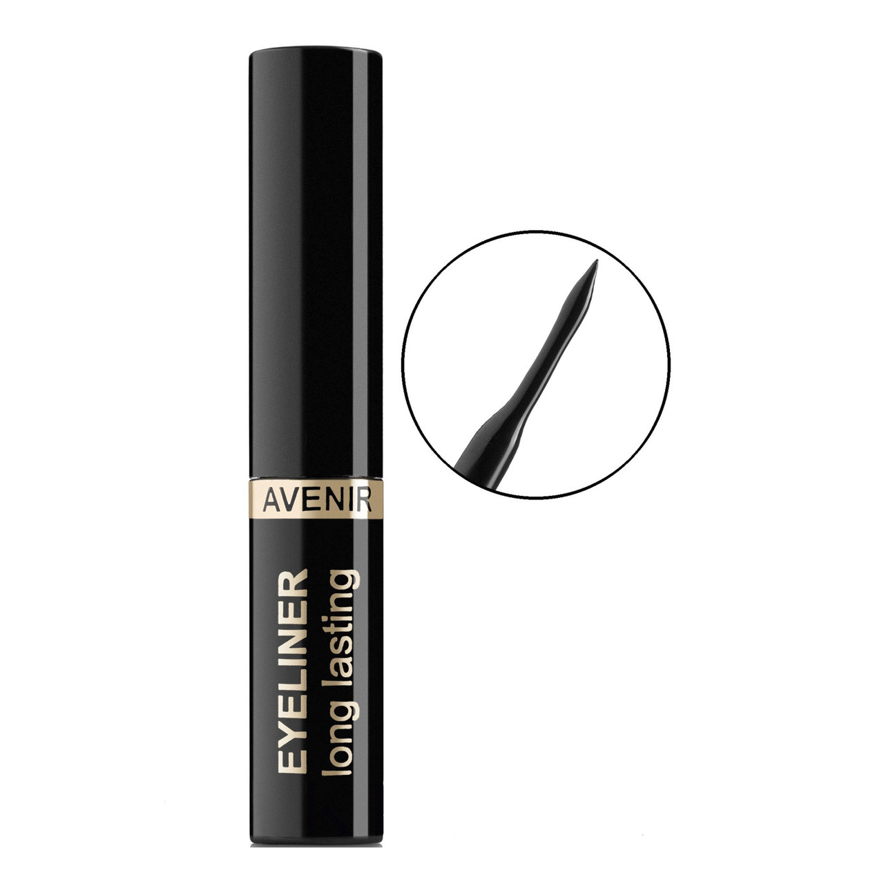 Подводка для глаз с кисточкой Waterproof Liquid Eyeliner Черная ...