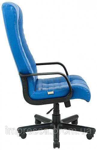 Офісне Крісло Керівника Richman Атлант Zeus Deluxe Blue Пластик М3 ...
