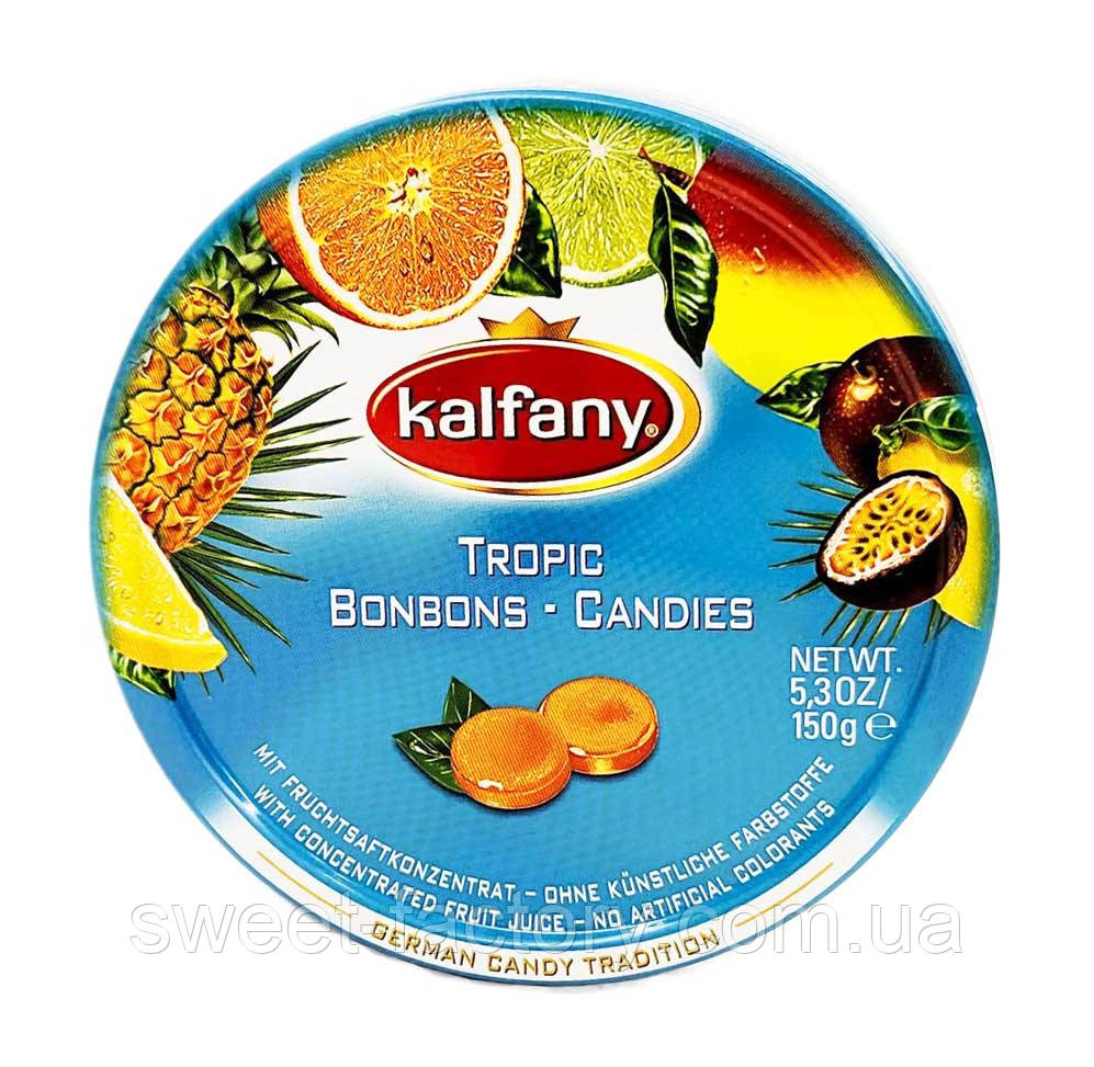 Льодяники Kalfany Tropic 150 g: продаж, ціна у Чернігові. Цукерки від ...