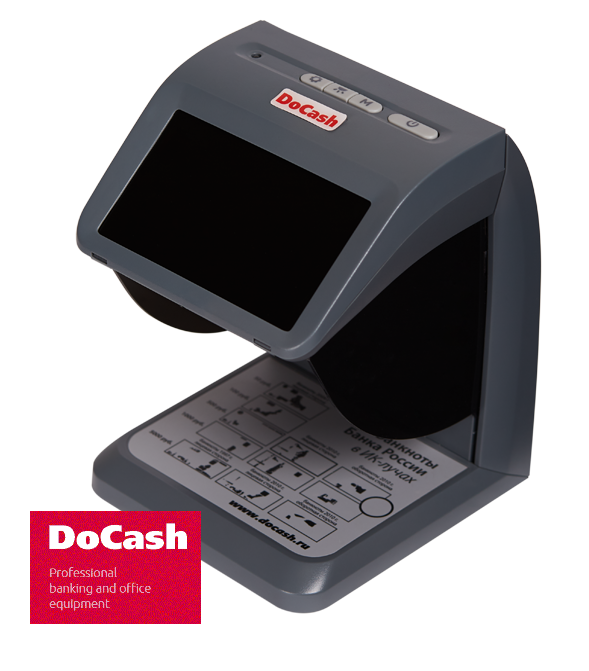 Купить Детектор валют DoCash Mini IR/UV/AS (ИК, УФ, спецэлемент "М", антистокс) в Киеве от ...