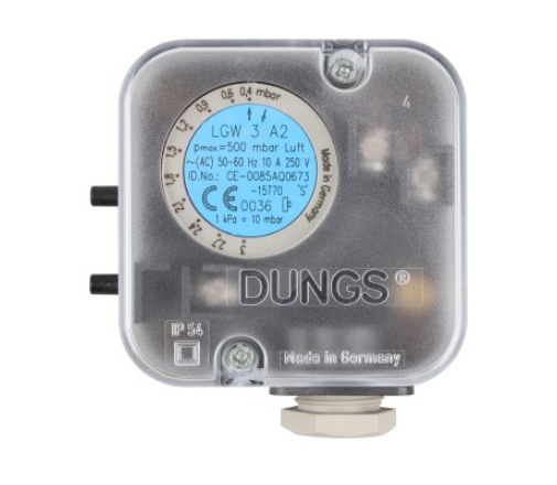 Купити Датчик тиску Dungs LGW 3 A2 (пресостат LGW3A2 art. 107409, 272337), ціна 2300 грн - Prom ...