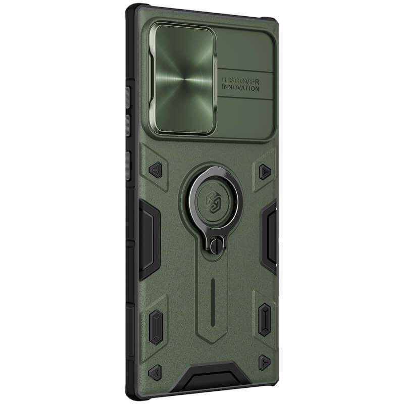 Купить TPU+PC чехол Nillkin CamShield Armor no logo (шторка на камеру ...