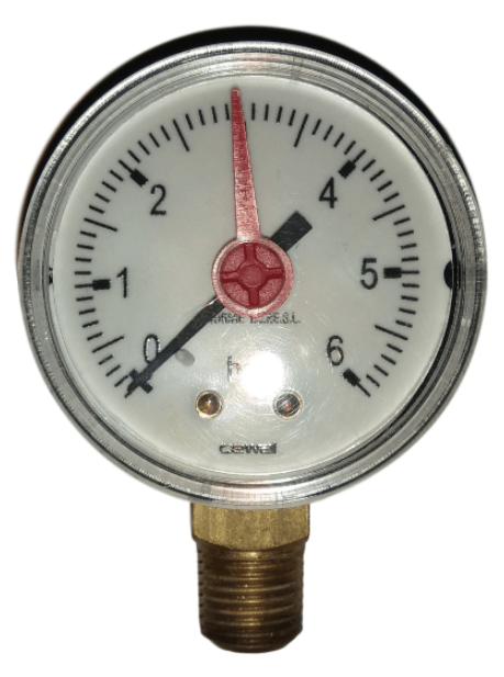 Купить Манометр радиальный Cewal M 50 RP IR 6 bar (Ø52mm 0-6Bar), цена 247 ₴ — Prom.ua (ID ...