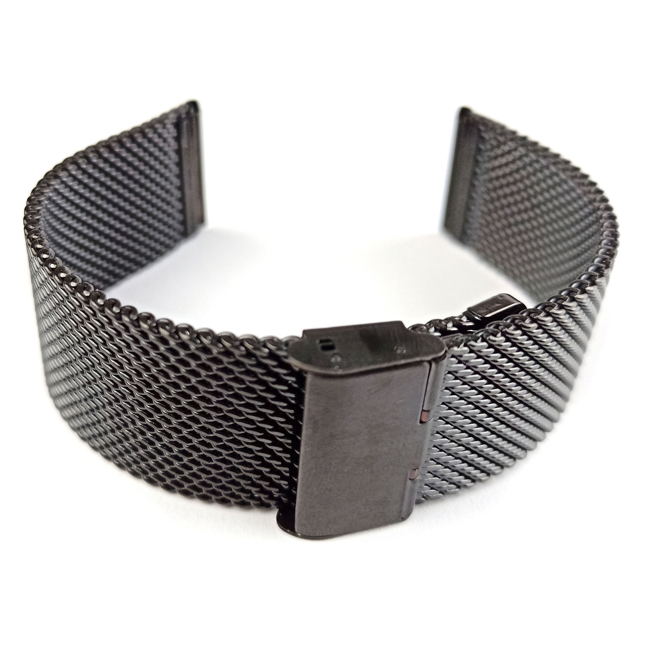 Браслет Bonchic 24 мм ML01BL02-24 Черный миланское плетение (ID#1471507274), цена: 421 ₴, купить ...