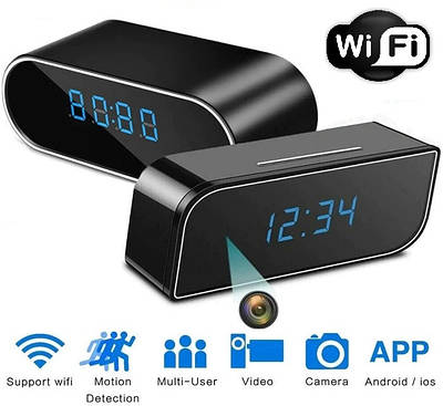 Настенные часы с wifi камерой | купить недорого на Prom | Украина