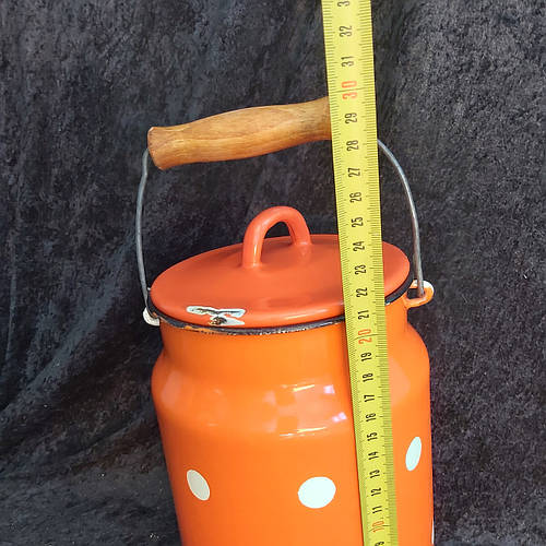 Бидончик эмалированный Горох Винтаж СССР 3-х литровый, цена 350 грн ...