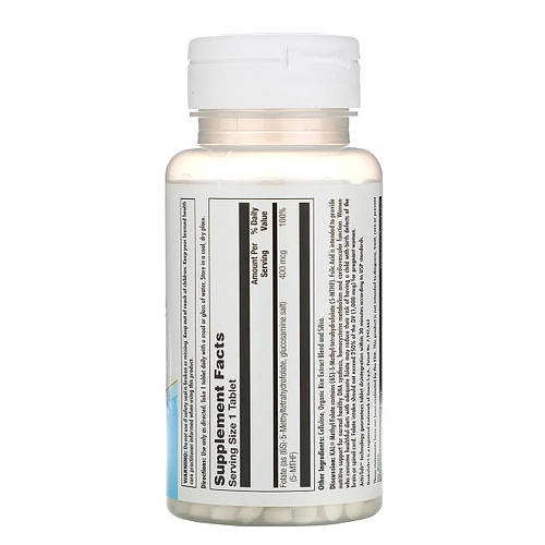 Купити KAL, Метилфолат, 400 мкг, Methyl Folate, 90 таблеток, ціна 390 ...