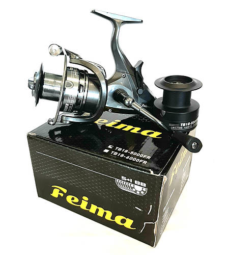 Котушка коропова з бейтранером Feima TB18 6000FR, коропова та фідерна ловля (ID#915101267), ціна ...