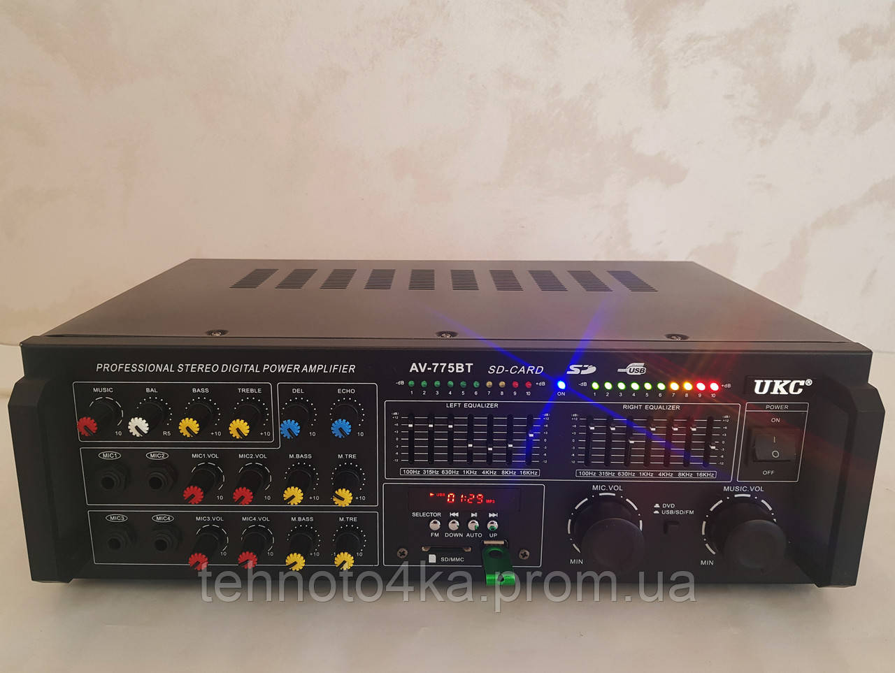 Купить Усилитель мощности звука UKC AMP AV-775BT, цена 3280 ₴ — Prom.ua ...