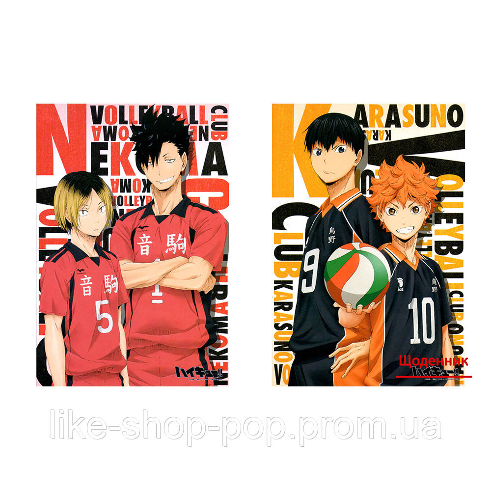 Дневник Школьный Аниме Волейбол \ Haikyuu (DN_17) — Купить Недорого на ...