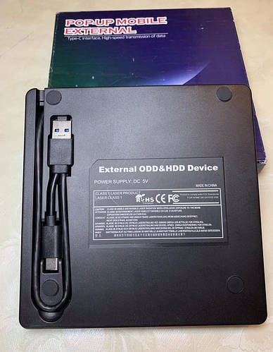 Зовнішній usb dvd дисковод external odd&hdd device , для читання дисків ...
