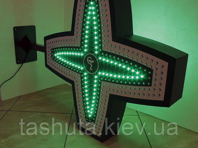 Купить Аптечный крест светодиодный с динамикой, 700х700мм (Вид ...