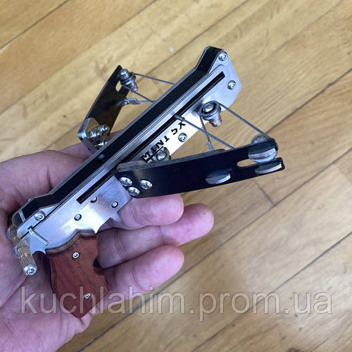 Купить Блочный Арбалет Пистолет Рогатка MINI-5X Нержавеющая Сталь ...