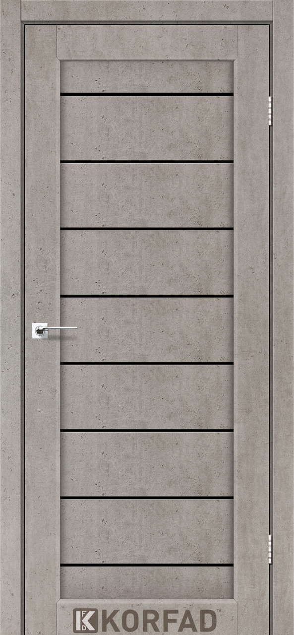 Двери Korfad PND-01 Лайт бетон BLK, цена 3999 грн — Prom.ua (ID#1475291092)