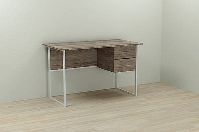 Компьютерный стол Ferrum-decor Гарри 75x140x60 черный ДСП Дуб Сонома ...