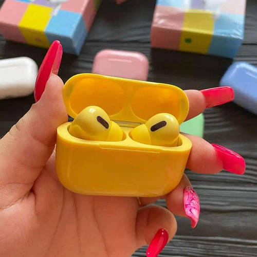 Купити AIRPODS PRO Macaroons LUX бездротові навушники, ціна 375 грн ...