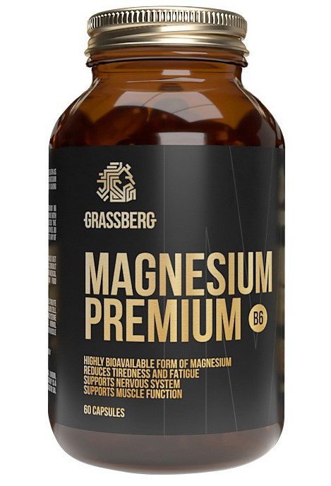 Magnesium Premium B6 (60 caps) (ID#1472490397), цена: 541.98 ₴, купить ...