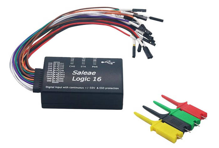 Купить Saleae Logic 16 логический анализатор 100 МГц 16 каналов 2000 ...