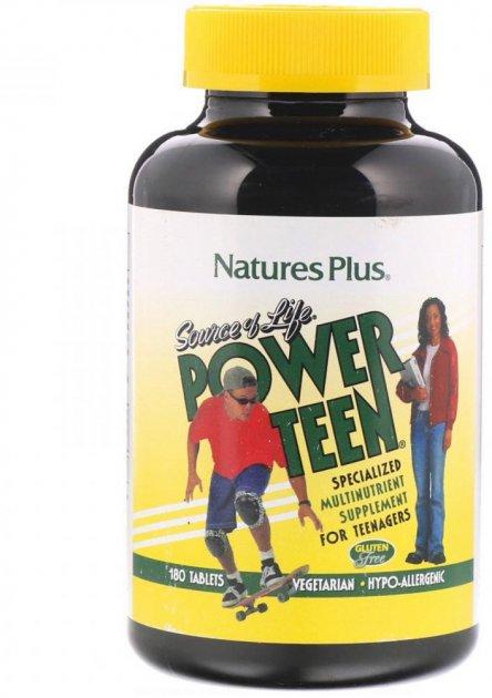 Мультивитамины для Подростков Natures Plus Source of Life Power Teen ...
