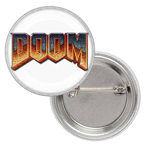 Значок Doom (color) (ID#1478671527), ціна: 42 ₴, купити на Prom.ua