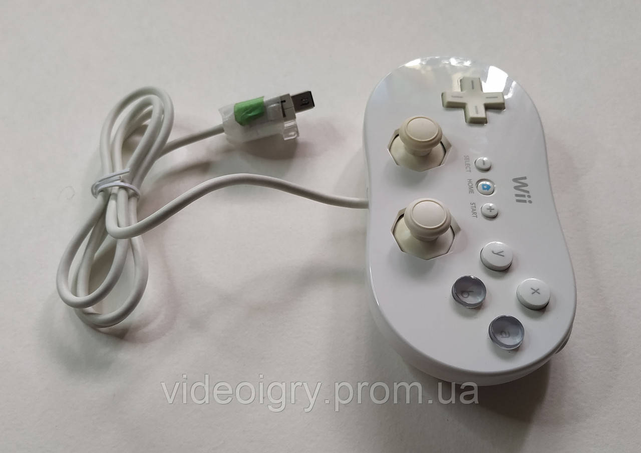 Купить Classic Controller Nintendo Wii БУ белый, цена 1260 грн — Prom ...