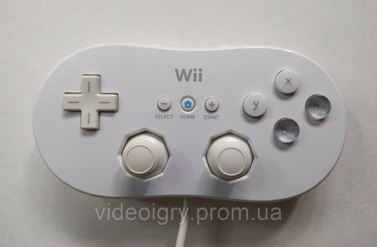 Купить Classic Controller Nintendo Wii БУ белый, цена 1260 грн — Prom ...