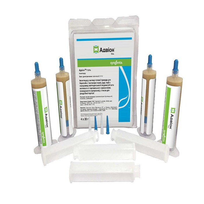 Адвіон/Advion Cockroach гель проти тарганів (30 г) — найкращий засіб ...