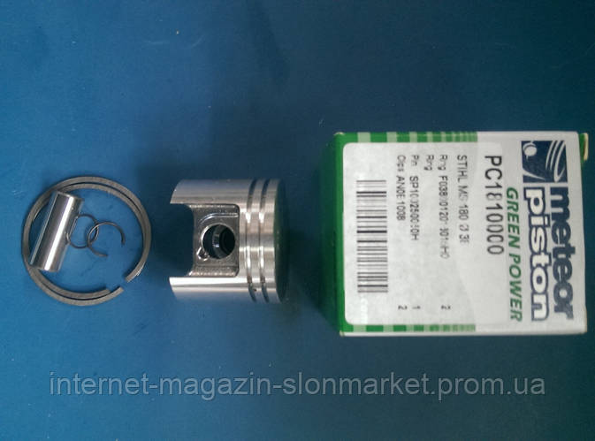 Поршень STIHL 180 D.38 в сборе METEOR (ID#111426710), цена: 1020 ...