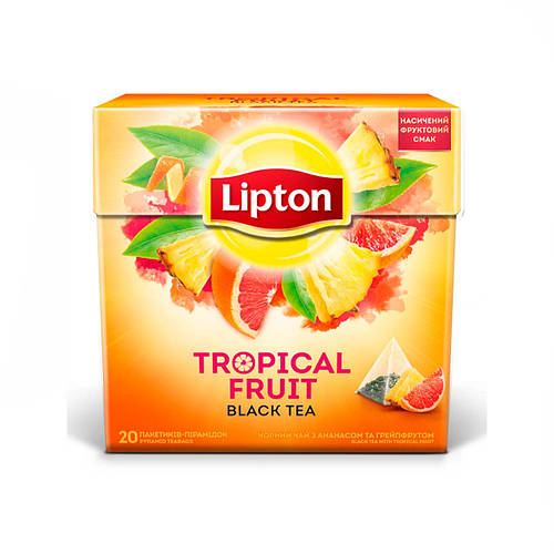 Lipton Tropical Fruit, ціна 33.50 грн — Prom.ua (ID#1479787283)