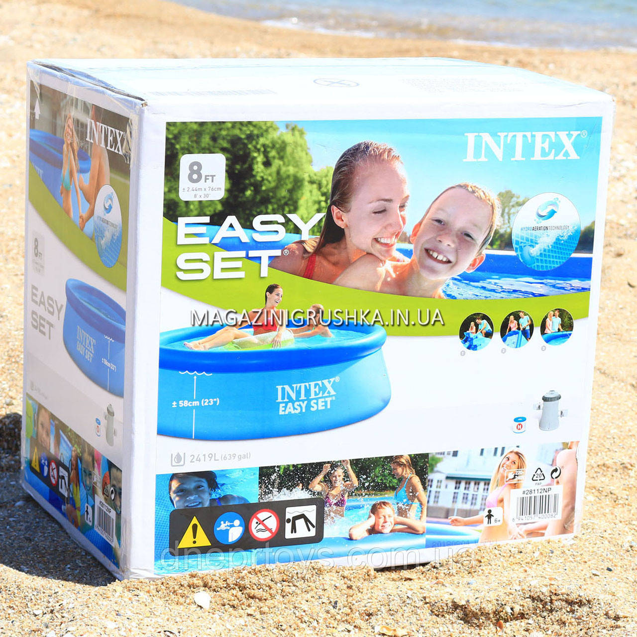 Надувной Бассейн Intex Easy Set 244х76 см (28112) (ID#1480340763), цена ...