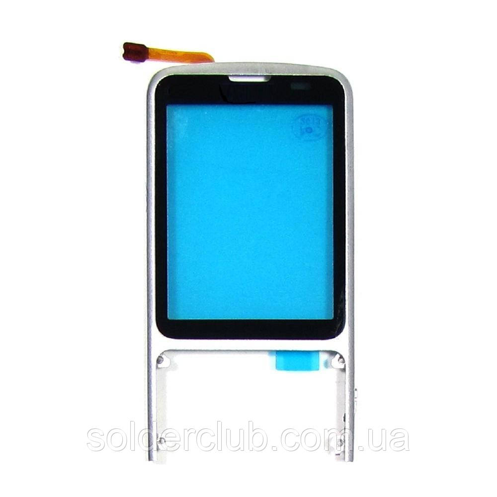 Тачскрин для Nokia C3-01 Чёрный с Серебристой Корпусной Рамкой — Купить ...