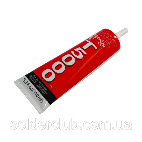Клей силиконовый T-5000, белый, 110ml, в тюбике с дозатором (ID ...