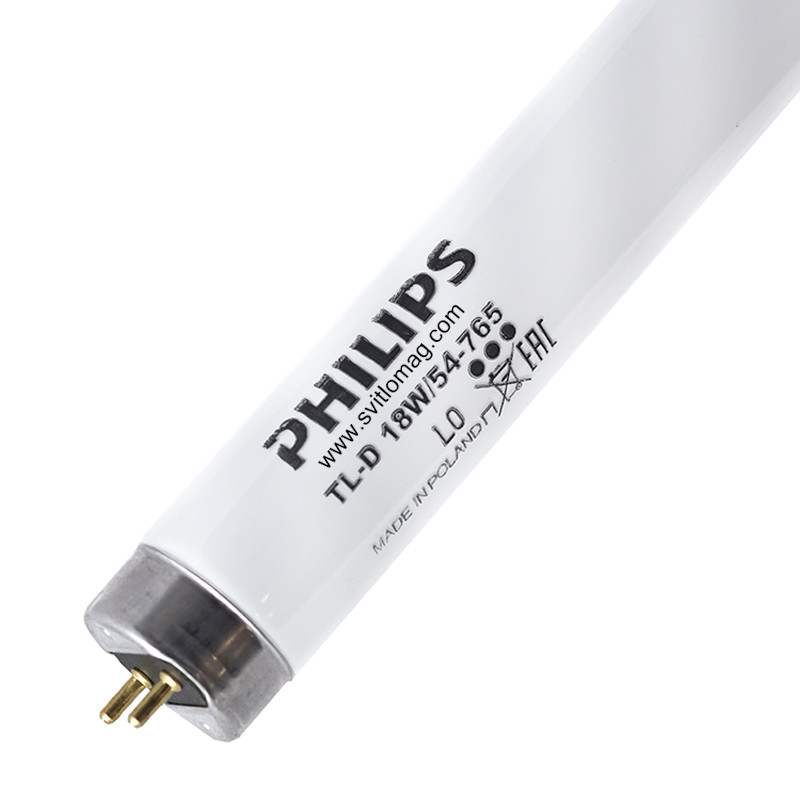 Лампа люмінесцентна TL-D 18w/54-765 PHILIPS G13 (ID#1481415966), ціна ...