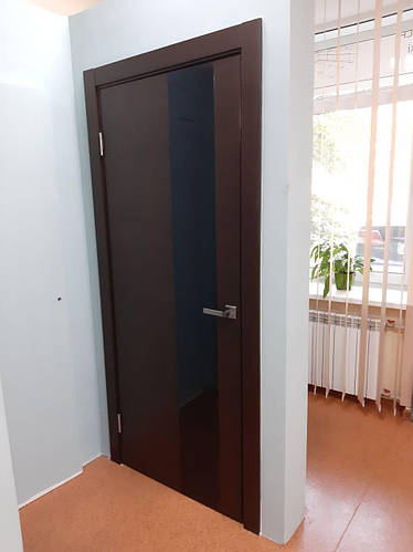 Межкомнатные шпонированные двери со стеклом, межкомнатные двери из ...