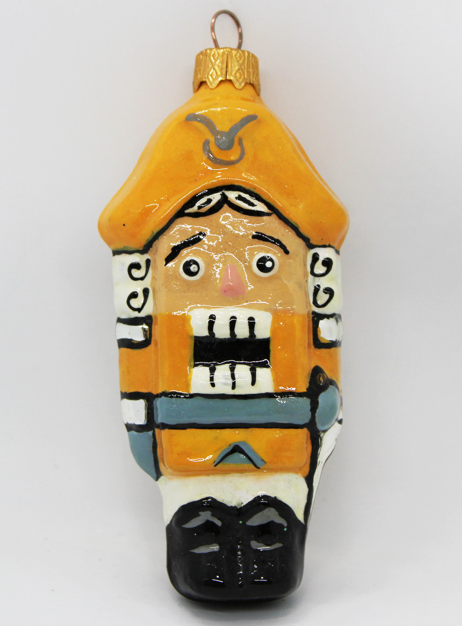 Скляна Ялинкова іграшка на ялинку ручної роботи формавая ялинкова іграшка лускунчик ціна 85