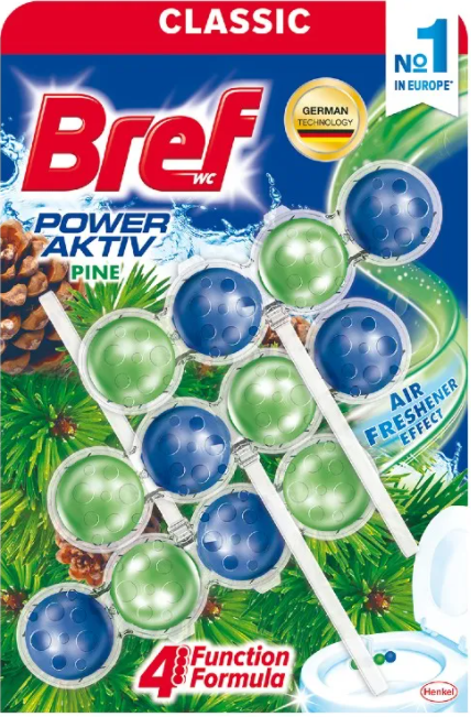 Туалетные блоки Bref Cила актив "Хвоя" (3шт.) от интернет-магазина ...