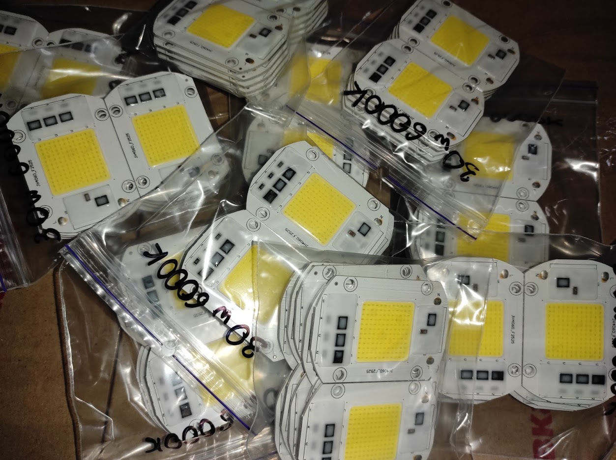 Купити No10 Світлодіод 30 220v 6000K LEd 30w 220v Smart IC світлодіодна ...