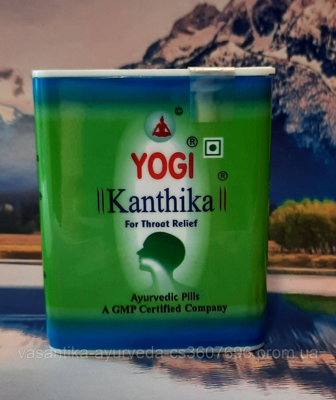 Йогі Кантіка для горла, 140 драже, Yogi Kanthika, 140 granules, Yogi ...