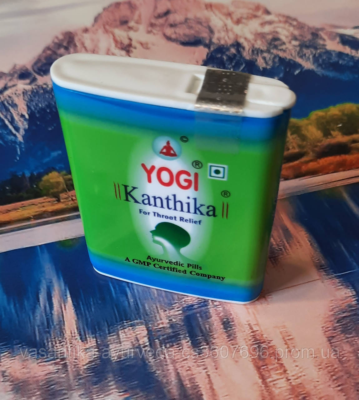 Йогі Кантіка для горла, 140 драже, Yogi Kanthika, 140 granules, Yogi ...